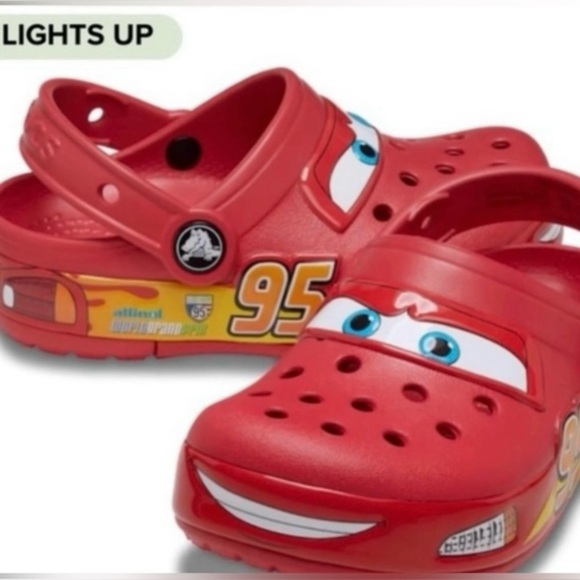 CROCS | Shoes | Crocs Kids Disney And Pixar Cars Lightning Mcqueen Clog ...